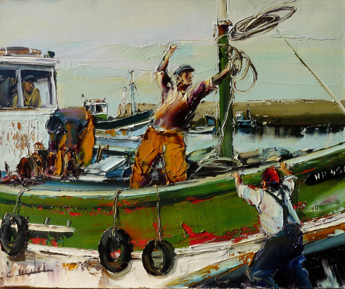 Galerie tableaux Artiste peintre des marines Christian Jequel peinture ...
